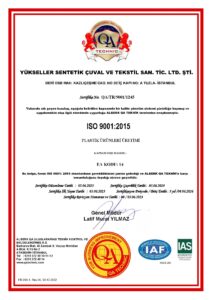 ISO 9001:2015 - Yükseller Sentetik